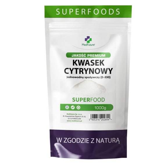 Kwasek cytrynowy spożywczy E330 - 1000 g - sklep internetowy ...
